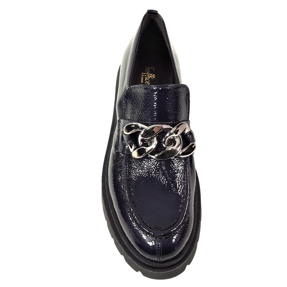 Soffice Sogno | Shoes | Soffice Sogno Womens Navy Blue Patent Leather ...